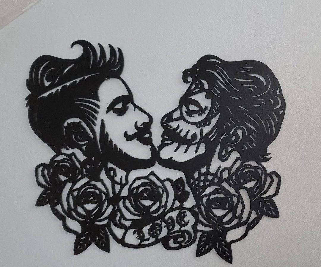 Male Lovers Metal Art Art Metal Wall Decor Sign Wall - Etsy