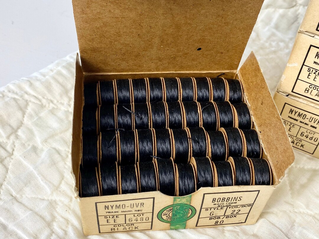 VINTAGE 'belding Corticelli' Disc Bobbins Synthetic Nylon Thread NOS ...