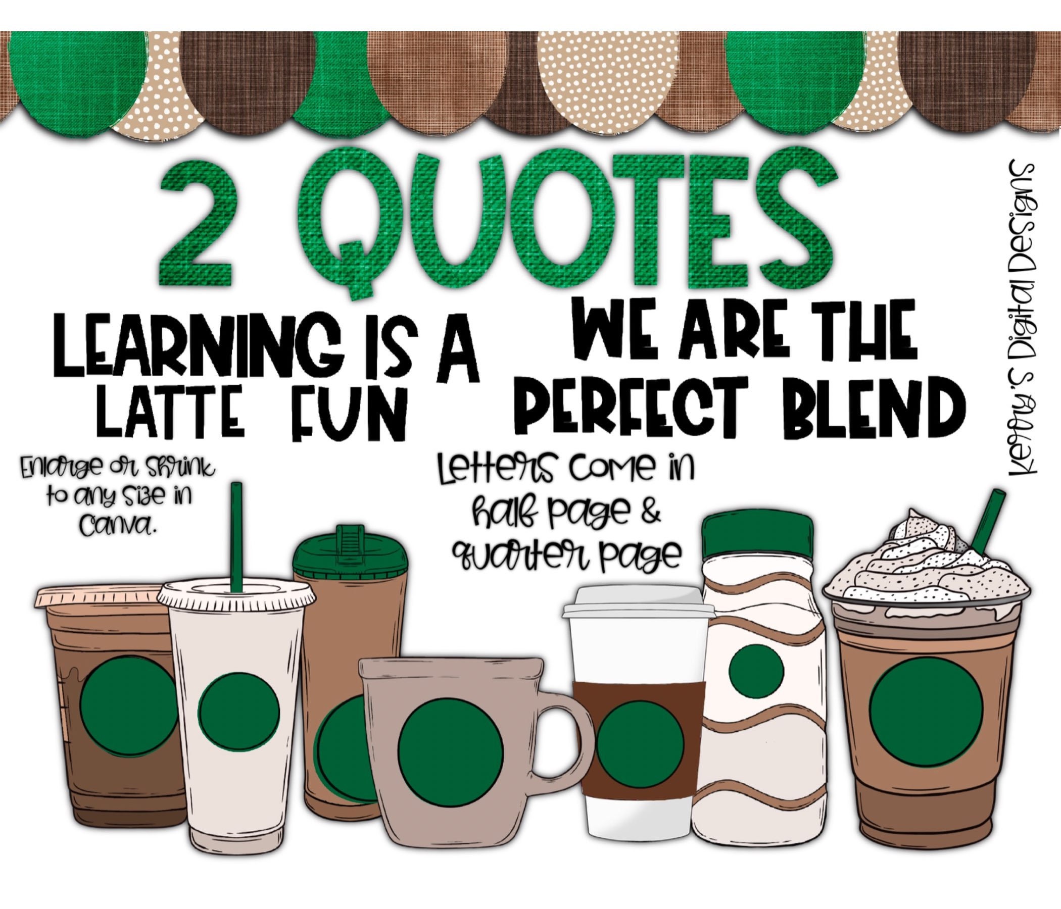 Coffee House Bulletin Board We Are the Perfect Blend - Etsy