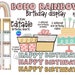 EDITABLE Boho Rainbow Birthday Display Classroom Decor - Etsy