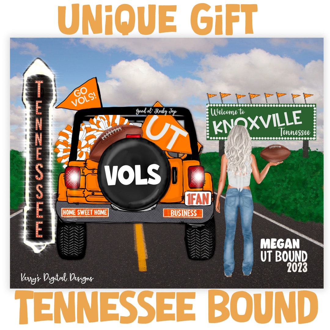 University of Tennessee Bound Student Gift Unique Personalized - Etsy