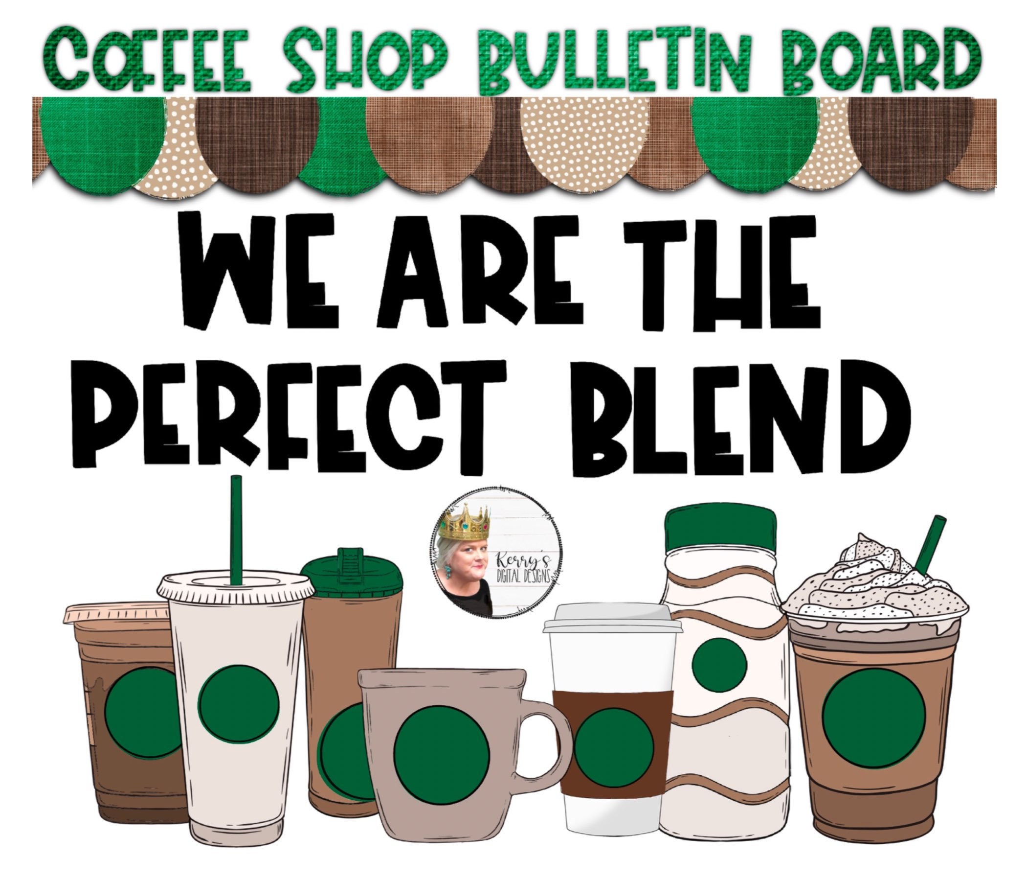 Coffee House Bulletin Board We Are the Perfect Blend - Etsy