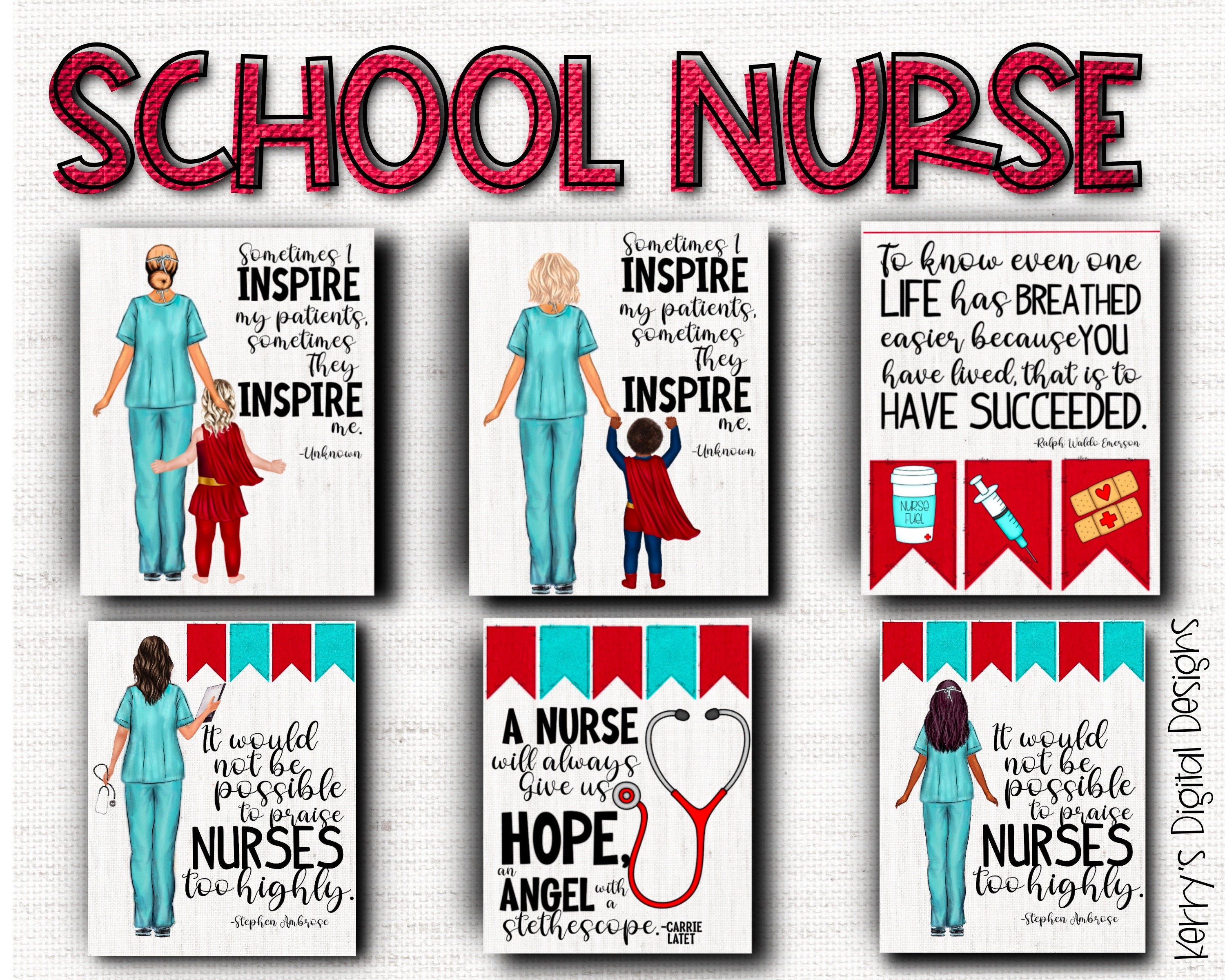 Printable School Nurse Poster