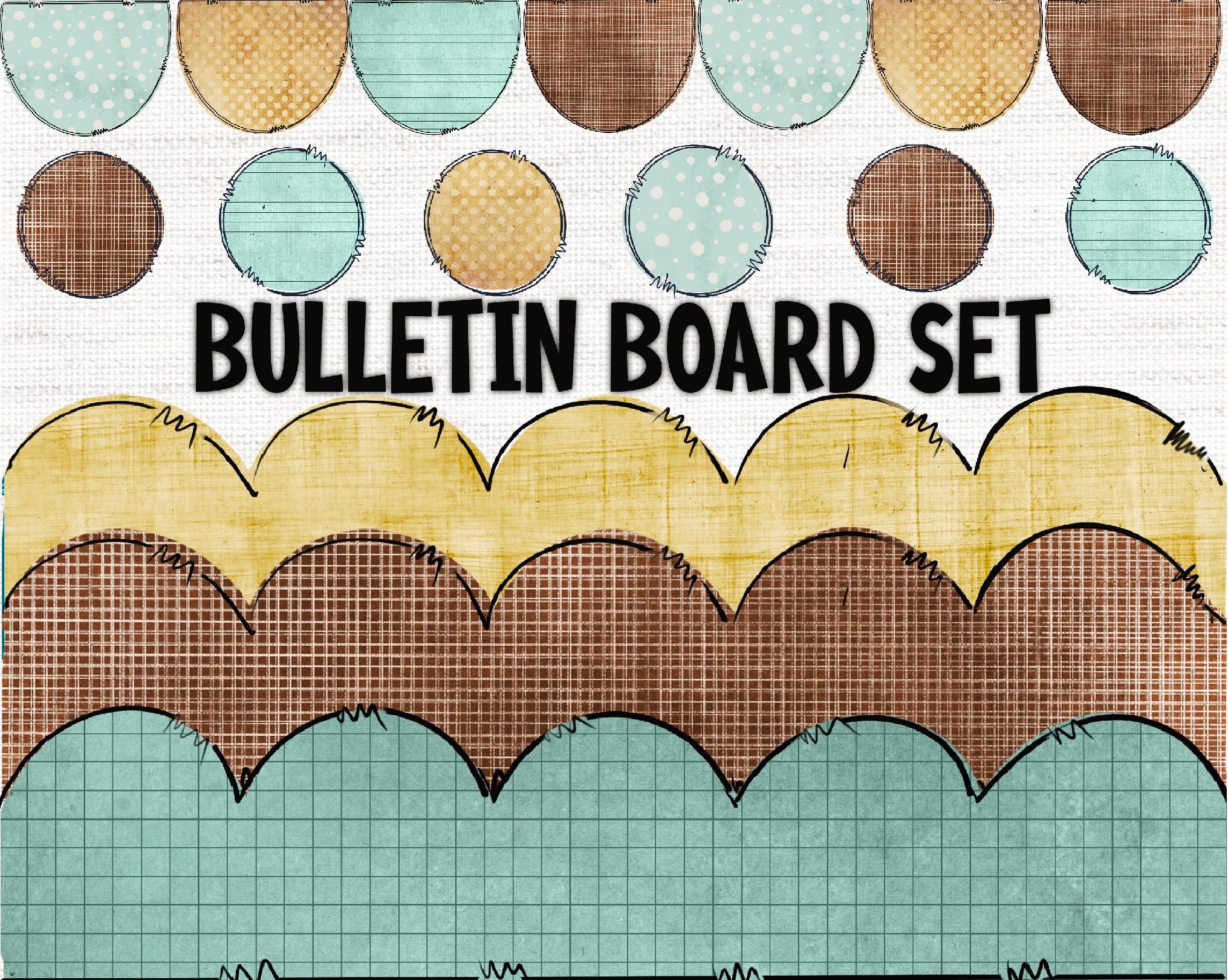 Mint Welcome Back Boho Mini Bulletin Board Kit Back to - Etsy