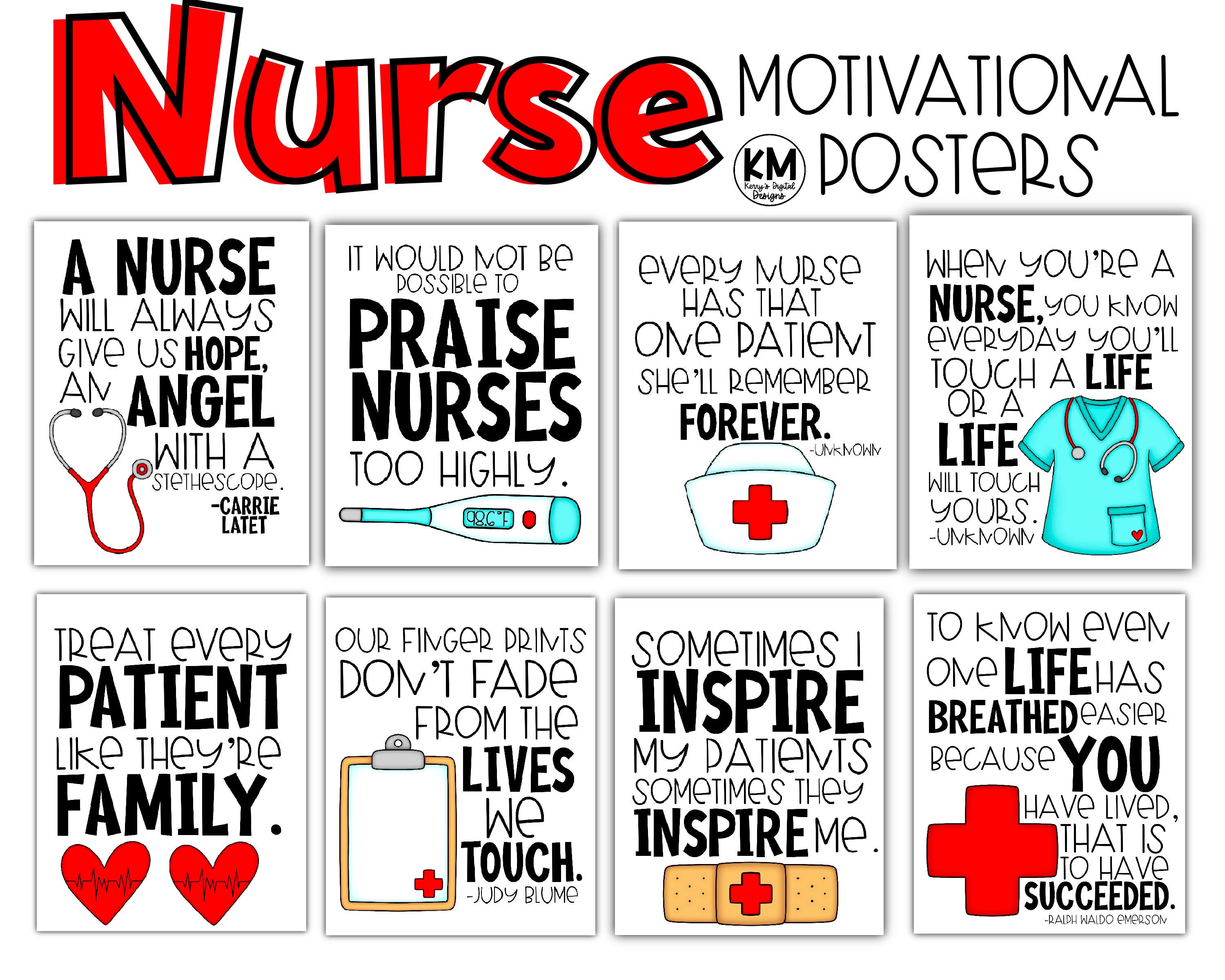 School Nurse Motivational Posters, Hallway, Door | Medic | Nurse ...