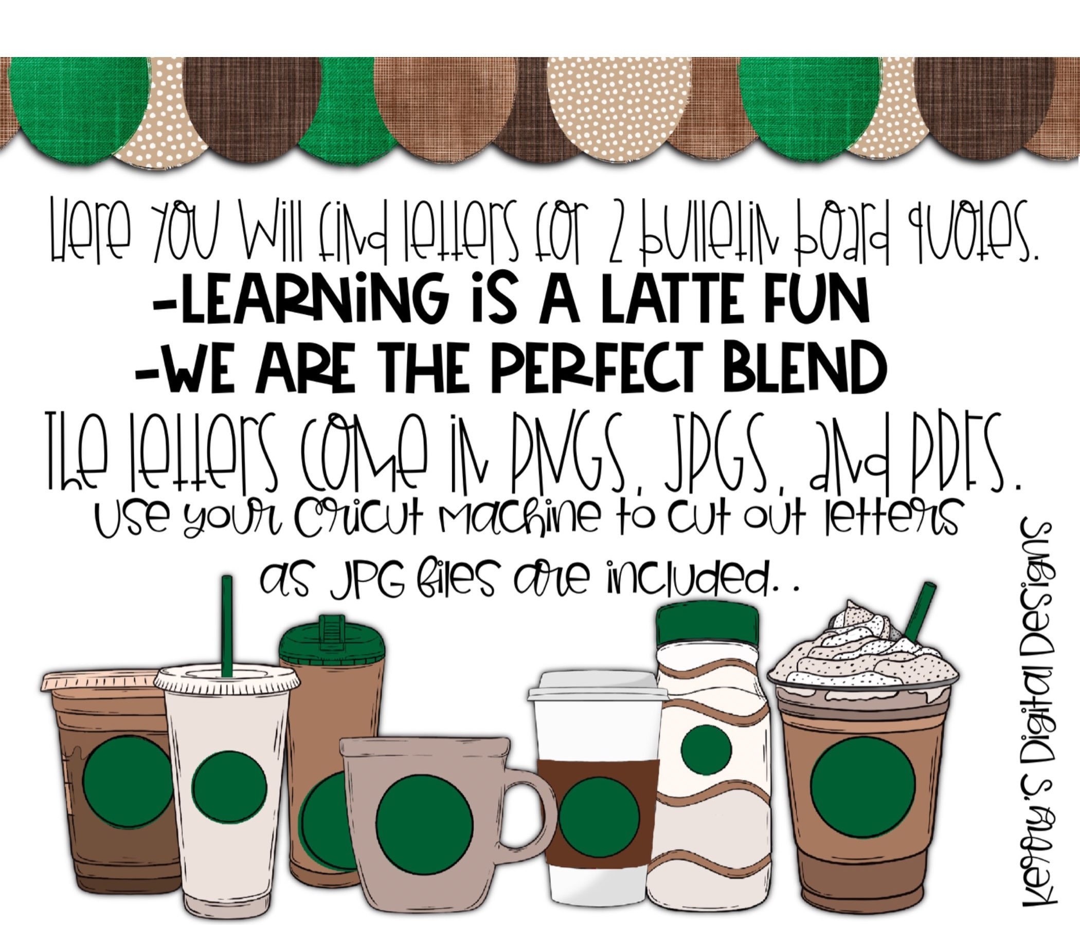 Coffee House Bulletin Board We Are the Perfect Blend - Etsy