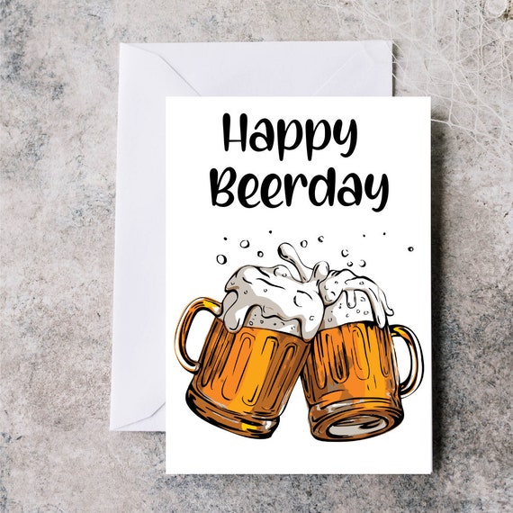 Happy Birthday Images For Him With Beer