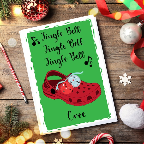 Shoes Christmas Card - Etsy