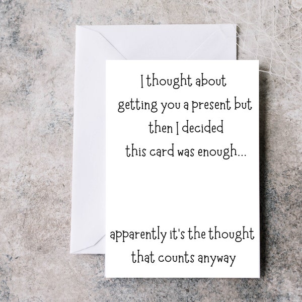 Cheeky Card - Etsy