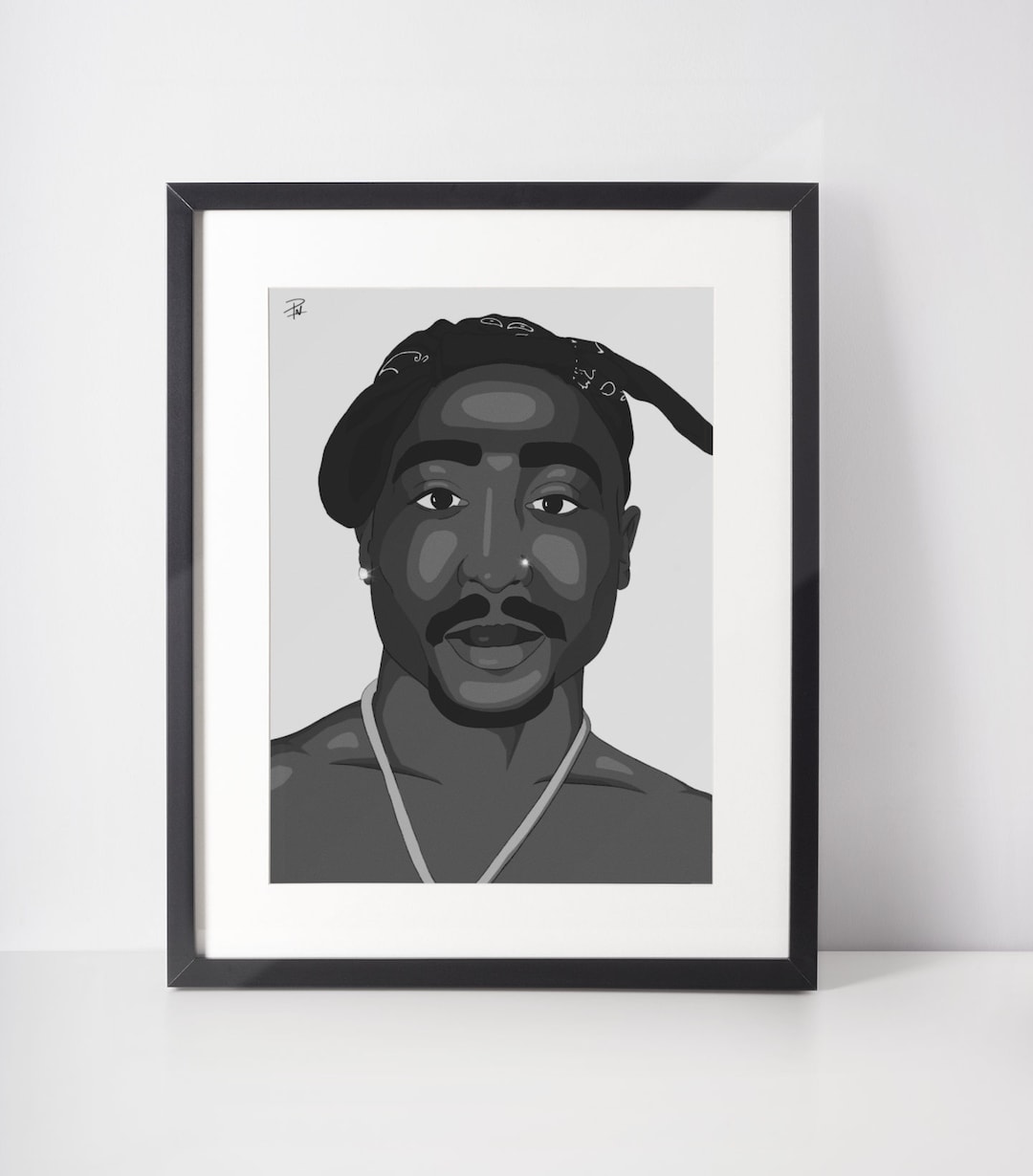 Tupac Print | Poster | A4, 8''x 12'' | Room Decor, TUPAC Poster, Gift ...