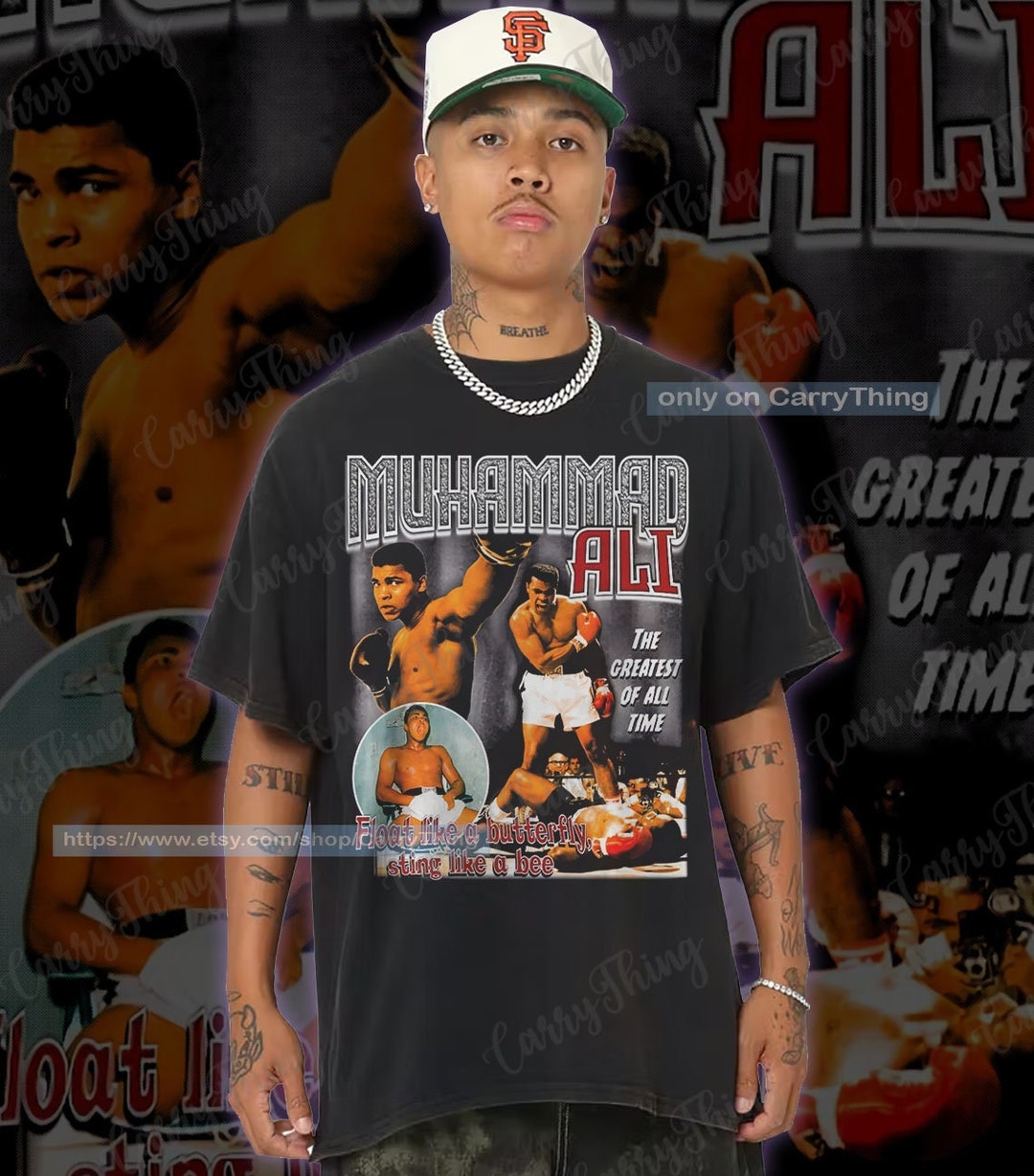 Muhammad Ali Vintage 90s Raptees , Hip Hop Rnb Shirt, Graphic Tee - Etsy