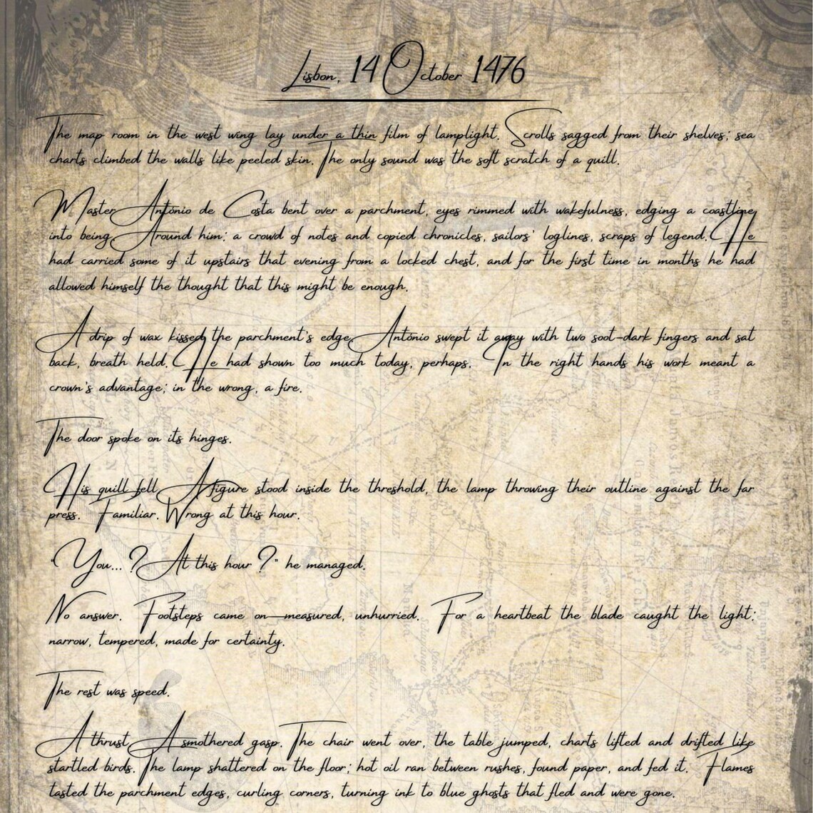 Printable Historical Murder Mystery Game | Ink & Blood: Lisbon 1476 ...