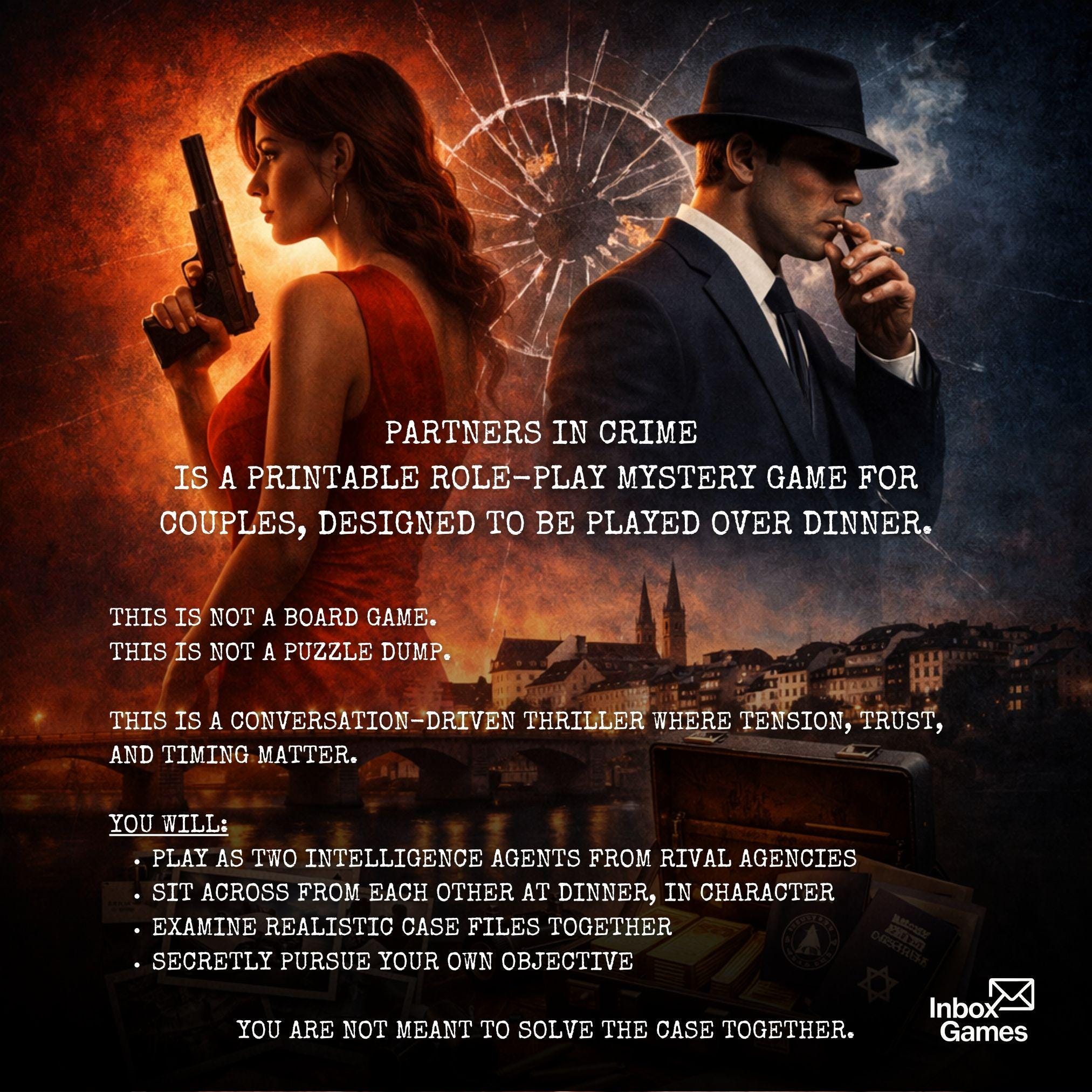 Partners in Crime – Couples Game Night Idea - Roleplay Dinner Date ...