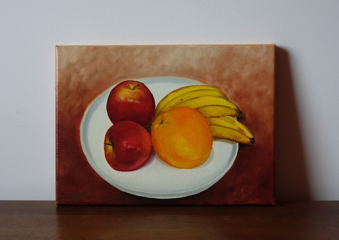 Still Life Original Oil Painting, Classic Still Life Artwork, Kitchen ...
