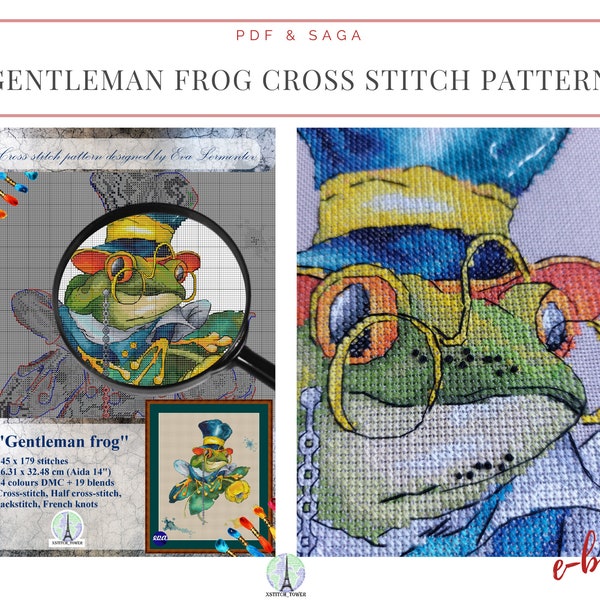 Gentleman Frog - Etsy