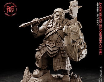 Dwarf Hunter Miniature Male or Female Court of Blood Flesh of Gods D&D ...