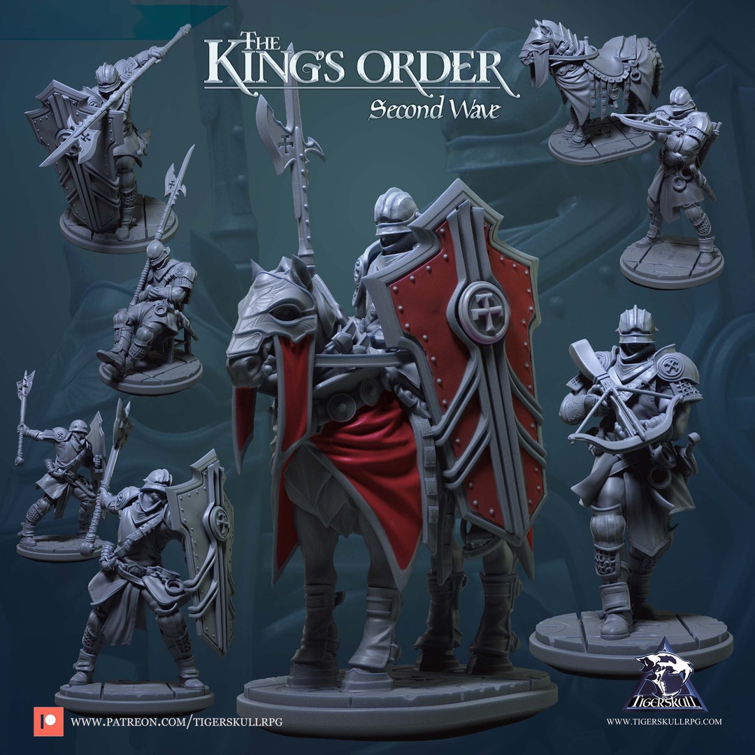 The Kings Order - Second Wave | Tiger Skull RPG - Etsy