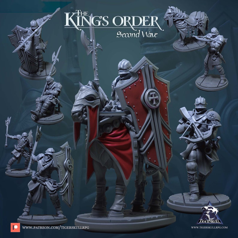 The Kings Order Second Wave Tiger Skull RPG - Etsy