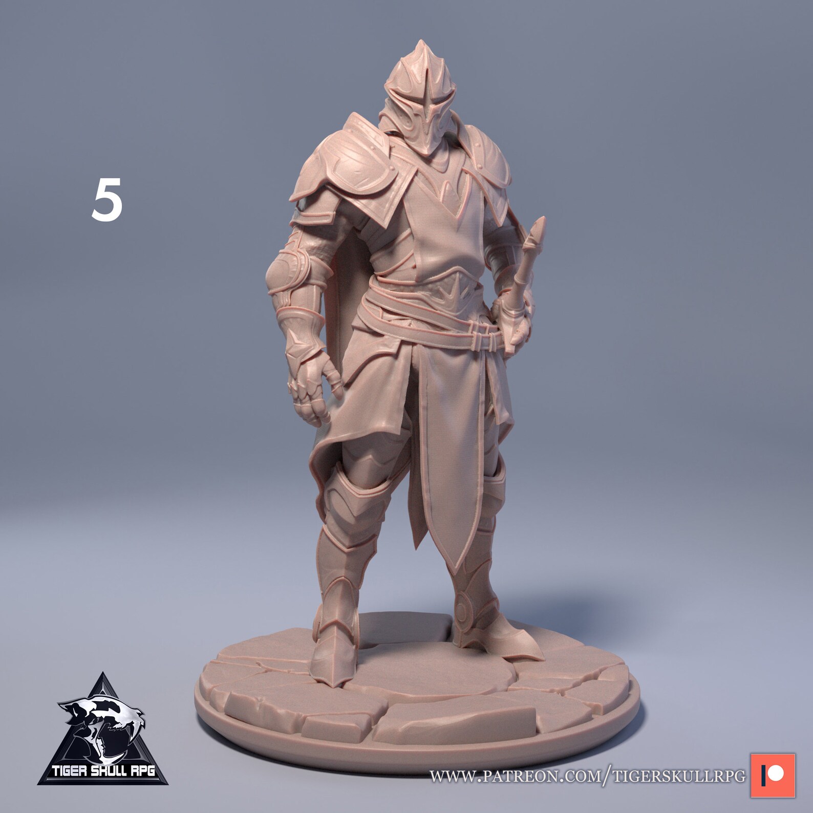 The Knights of Polaris Tiger Skull RPG - Etsy