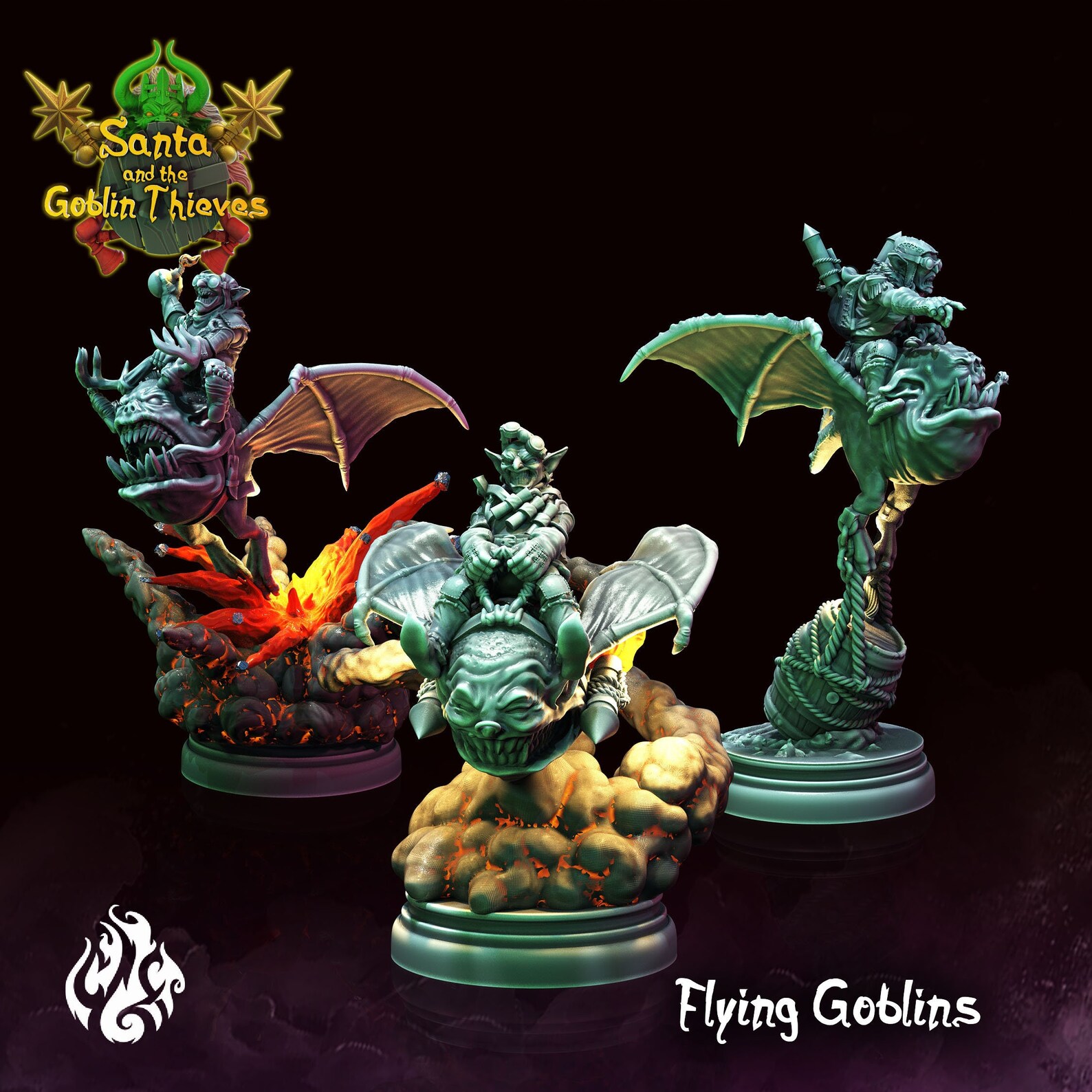 Flying Goblins Santa & Goblin Thieves Crippled God Foundry - Etsy