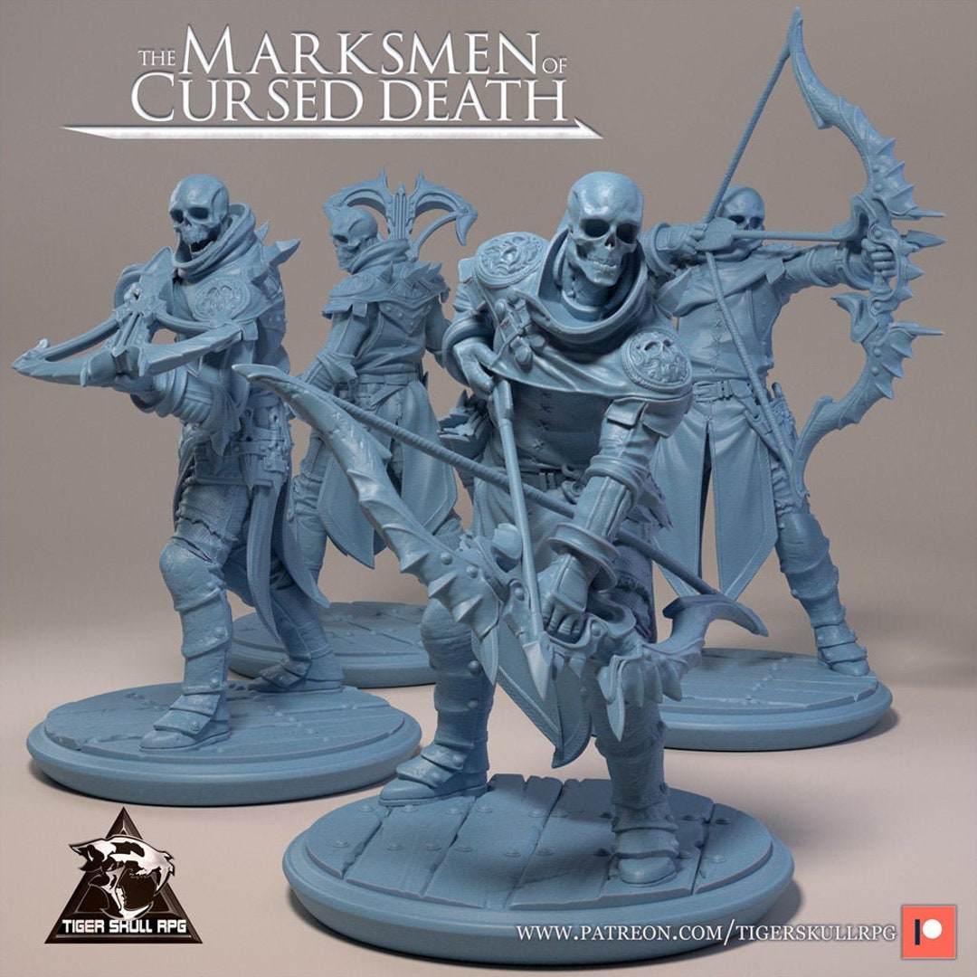Marksmen of Cursed Death | Tiger Skull RPG - Etsy