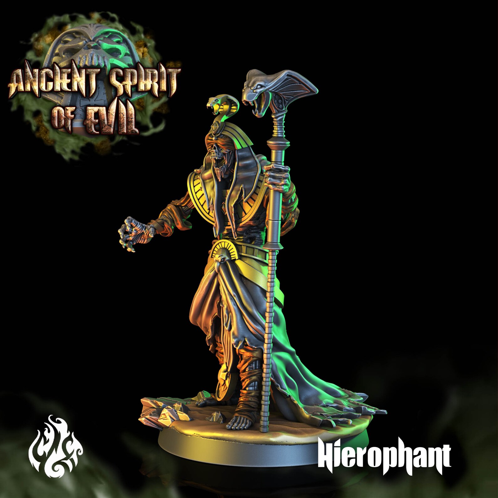 Hierophant Ancient Spirit of Evil Crippled God Foundry - Etsy