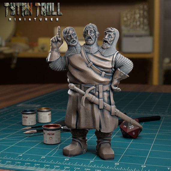 Three Headed Giant Monty Python and the Holy Grail - Etsy