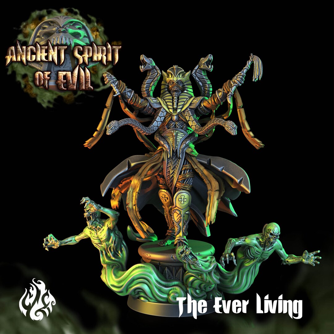Ever Living Pharaoh | Ancient Spirit of Evil - Crippled God Foundry - Etsy