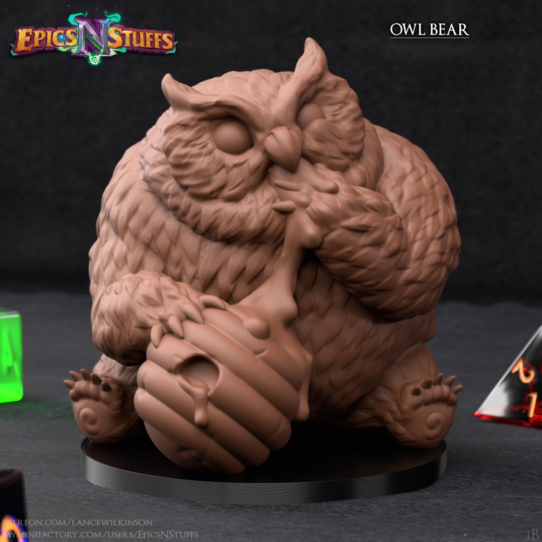 Owlbear Honey Thief Epics N Stuffs - Etsy