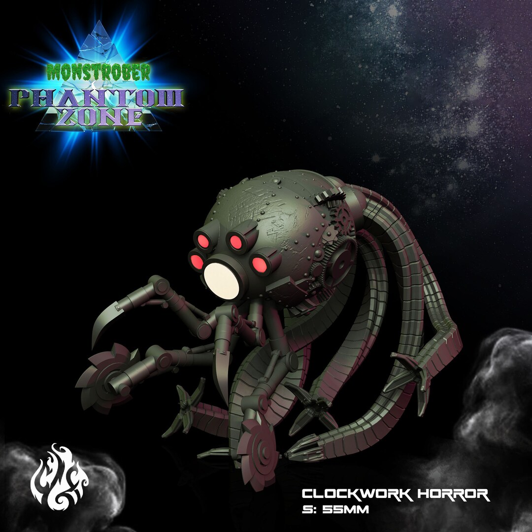 Clockwork Horror | Monstrober Phantom Zone - Crippled God Foundry - Etsy
