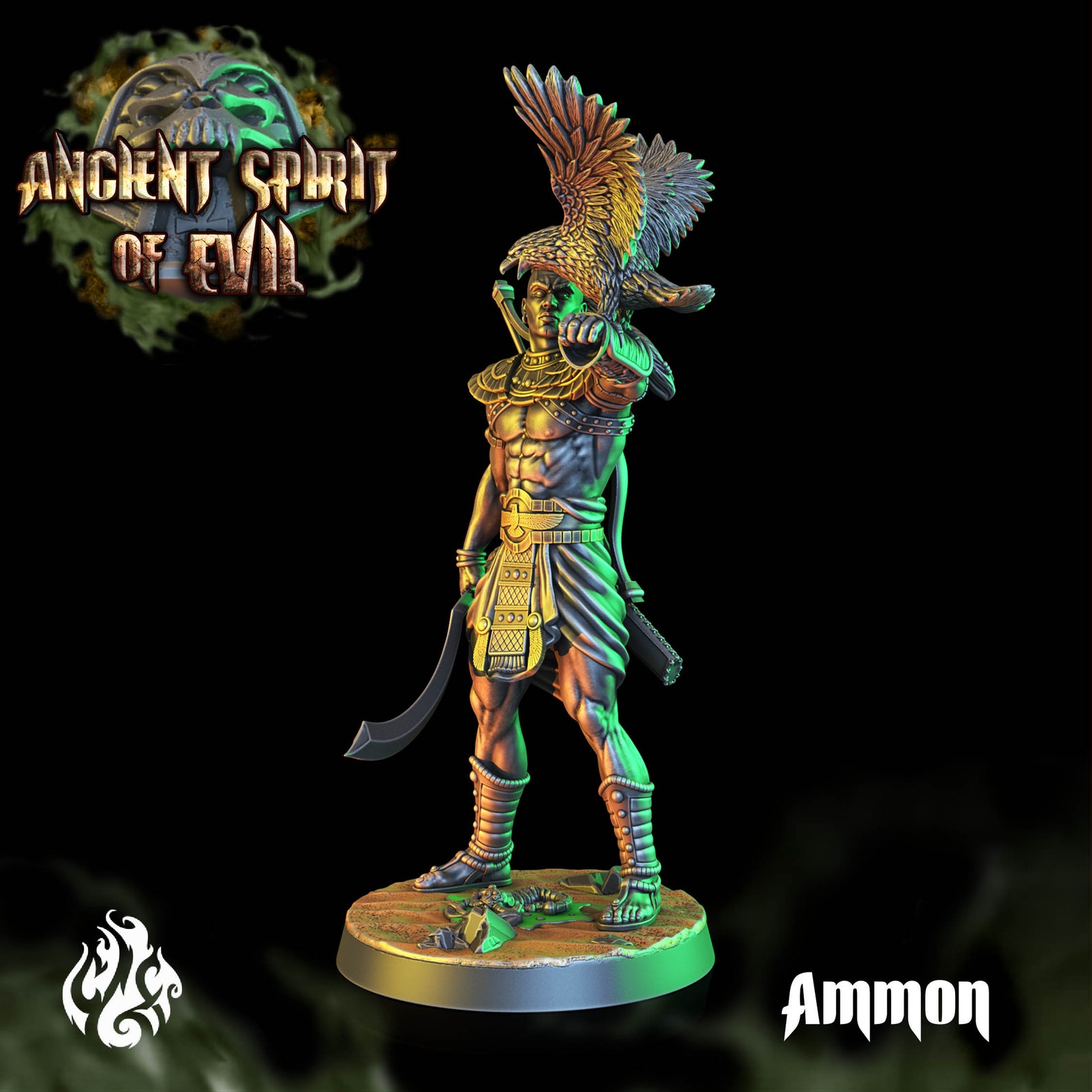 Ammon Human Ranger Ancient Spirit of Evil Crippled God - Etsy