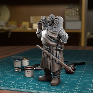 Three Headed Giant Monty Python and the Holy Grail - Etsy