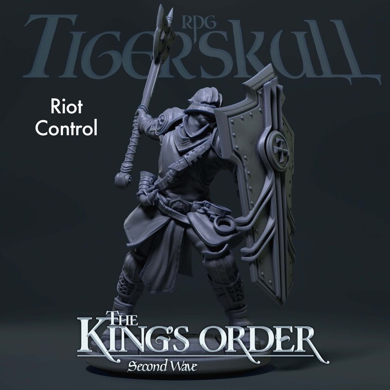 The Kings Order Second Wave Tiger Skull RPG - Etsy