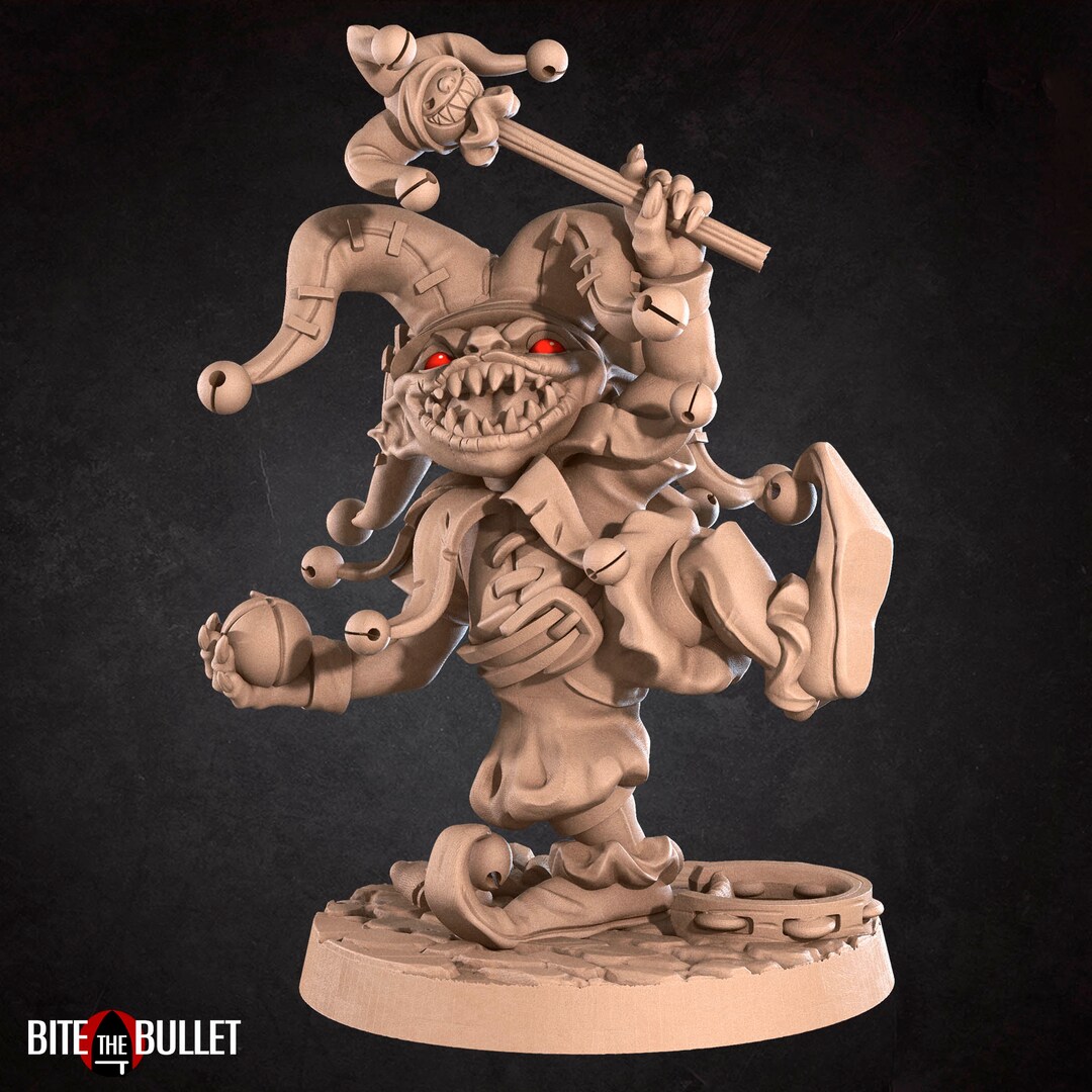 Goblin Jester Bite the Bullet Tabletop RPG Dnd Pathfinder 3D Printed ...