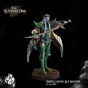 Arbelladon, Elf Fighter the Rotting One Crippled God Foundry - Etsy