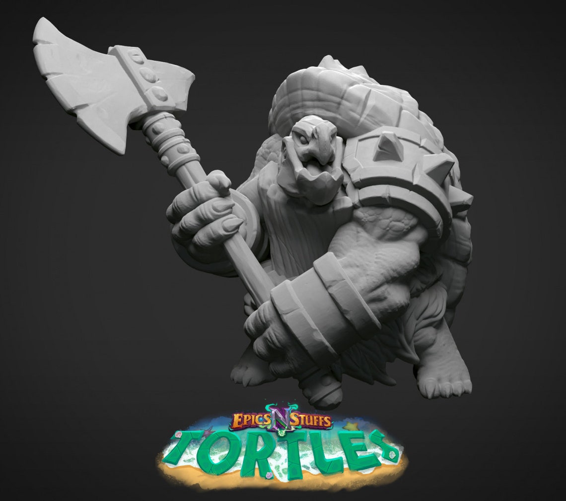 Tortle Barbarian Epics N Stuffs - Etsy