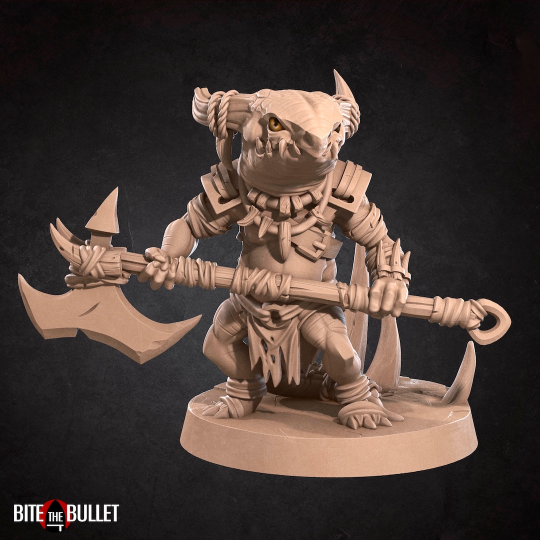 Kobold Fighter | Bite the Bullet | Tabletop RPG | Dnd | Pathfinder | 3D ...
