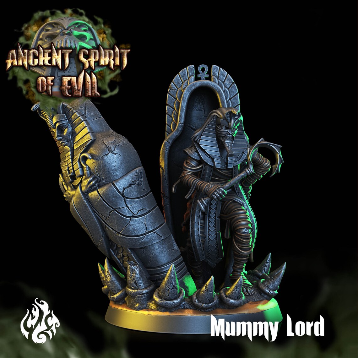 Mummy Lord Ancient Spirit of Evil Crippled God Foundry - Etsy