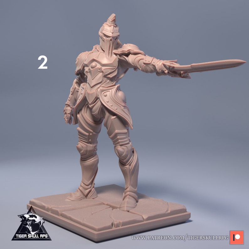 The Knights of Polaris Tiger Skull RPG - Etsy