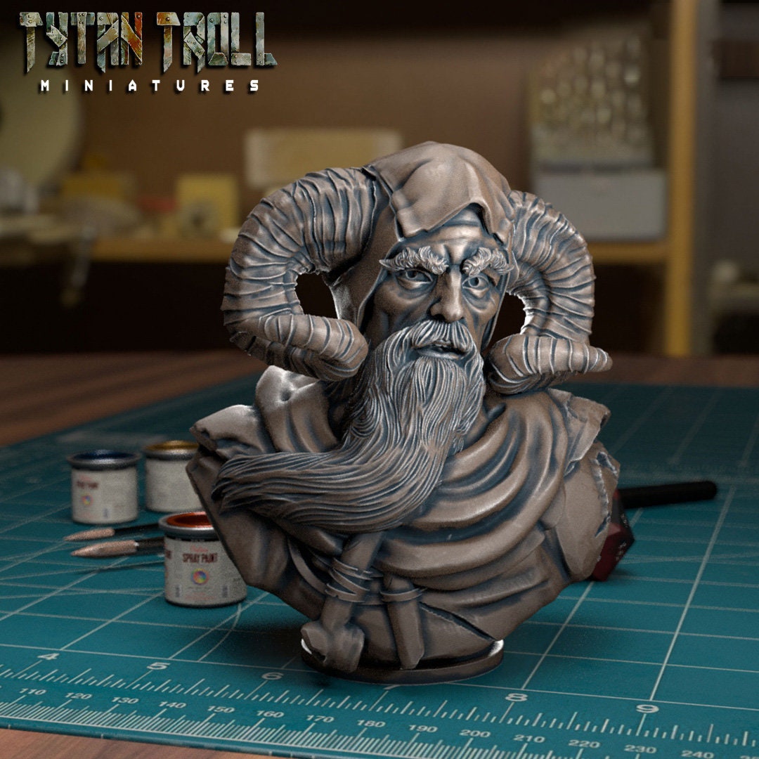 Tim the Enchanter Bust Monty Python and the Holy Grail - Etsy