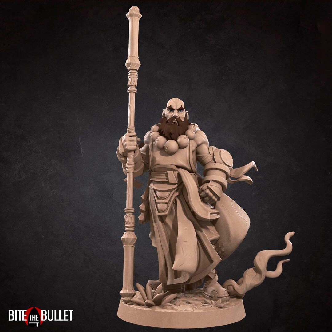 The Monk Bullet Hell Heroes Bite the Bullet Tabletop RPG Dnd Pathfinder ...