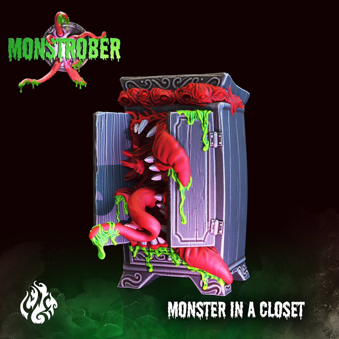 Monster in a Closet | Monstrober - Crippled God Foundry - Etsy