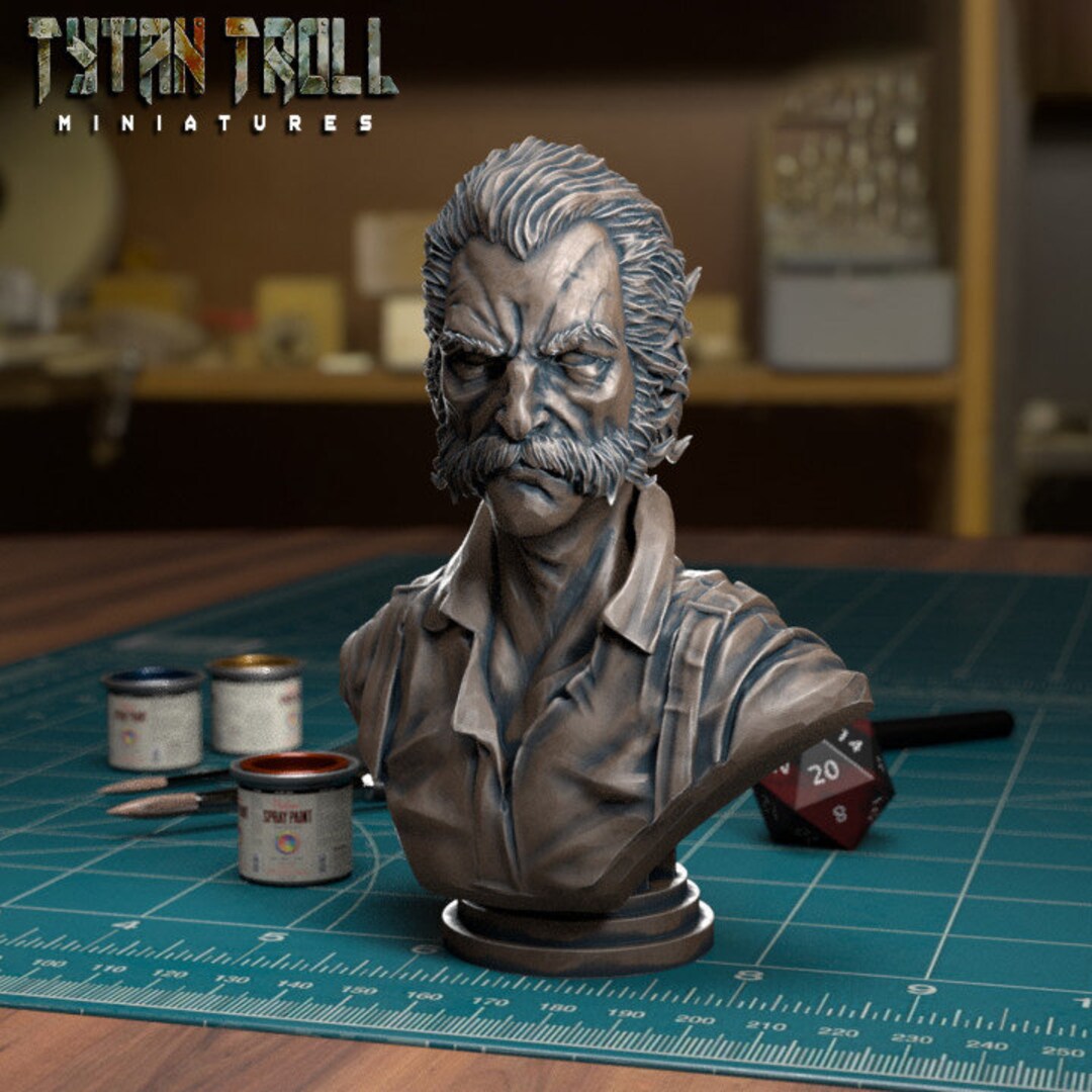 Gang Leader Bust Tytantroll Miniatures - Etsy