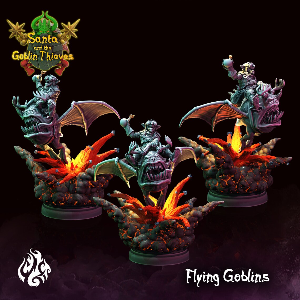 Flying Goblins Santa & Goblin Thieves Crippled God Foundry - Etsy