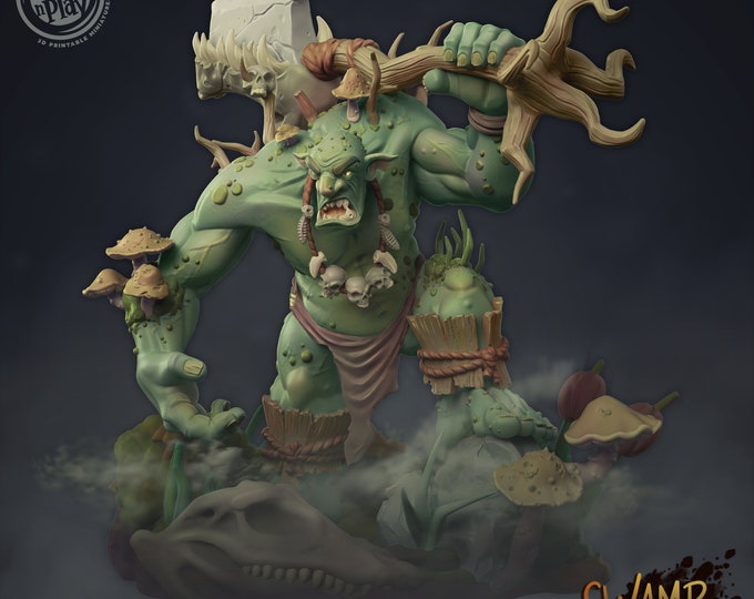 Ozrog, Swamp Troll Swamp Collection Cast N Play - Etsy
