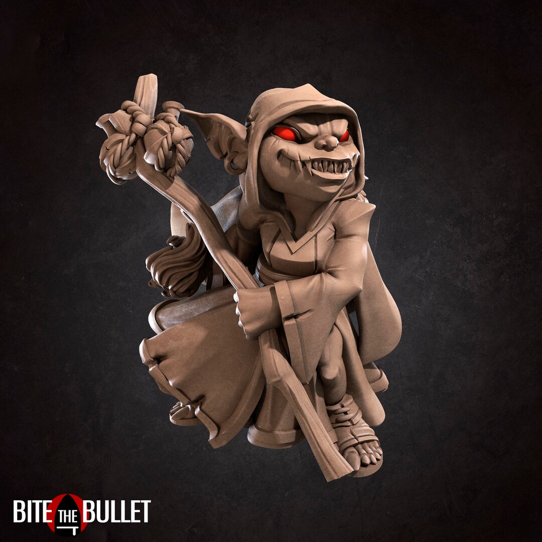 Goblin Wizard | Bite the Bullet | Tabletop RPG | Dnd | Pathfinder | 3D ...