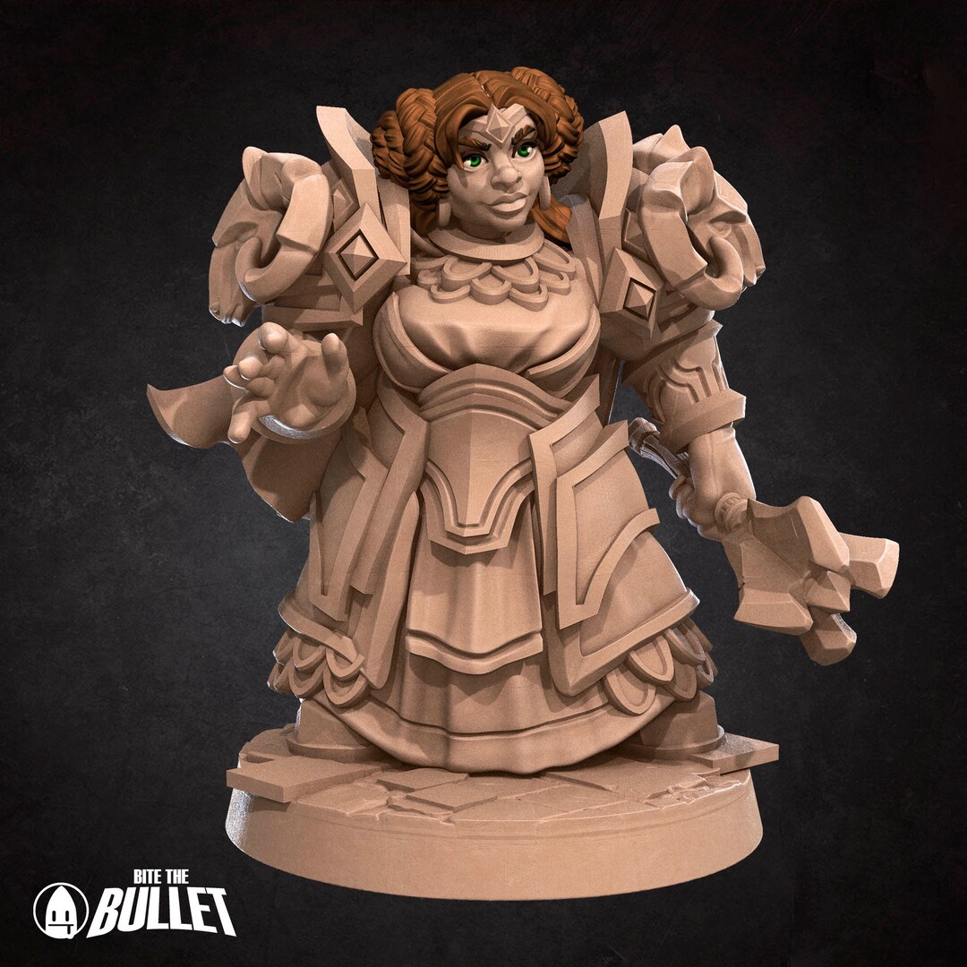 Dwarf Priestess Dwarves Bite the Bullet - Etsy