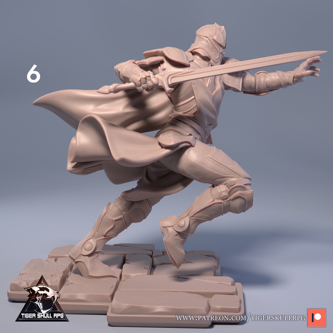 The Knights of Polaris Tiger Skull RPG - Etsy