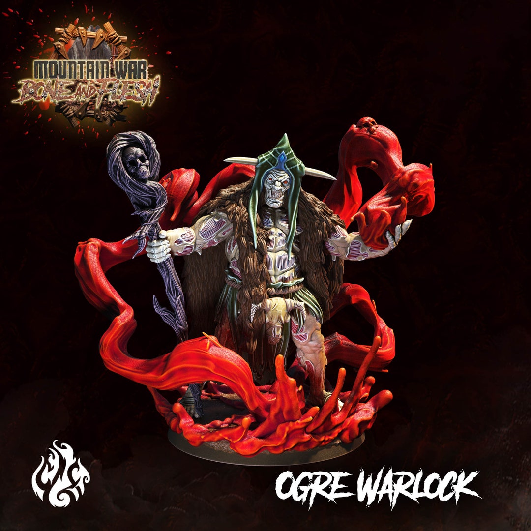 Ogre Warlock Bone and Flesh Crippled God Foundry - Etsy
