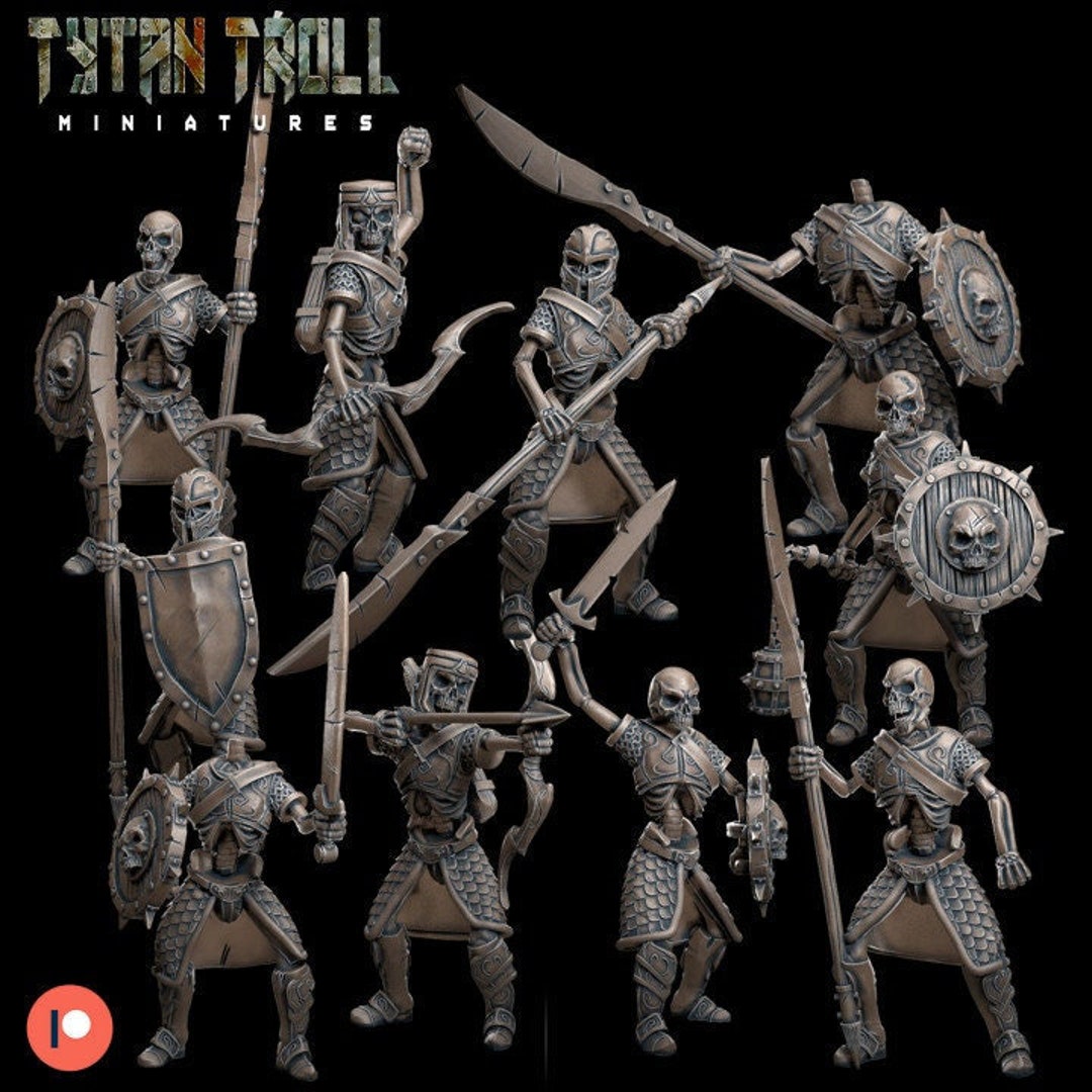 Skeleton Army Tytantroll - Etsy